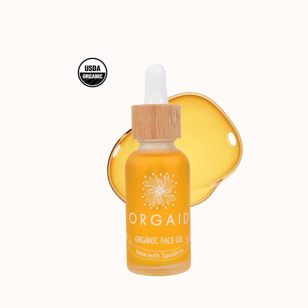 ORGAID Organic Face Oil with Amaranth Squalene for Glowing