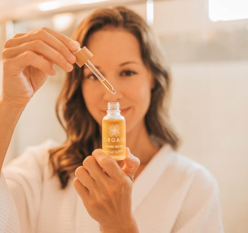 ORGAID Organic Face Oil with Amaranth Squalene for Glowing